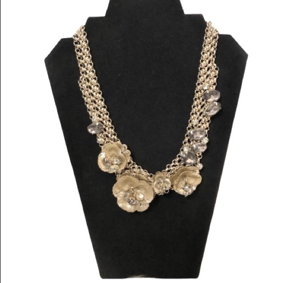 LOFT | Jewelry | Vintage Loft Floral Chain Necklace | Poshmark